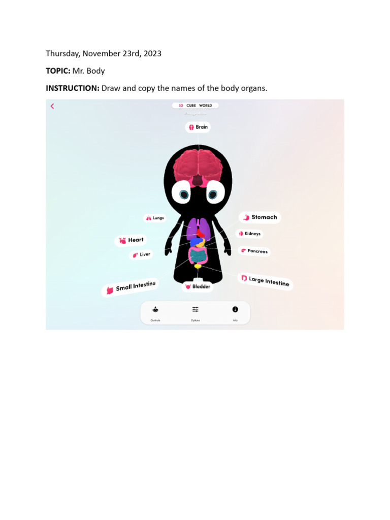 TOPIC - Mr. Body | PDF