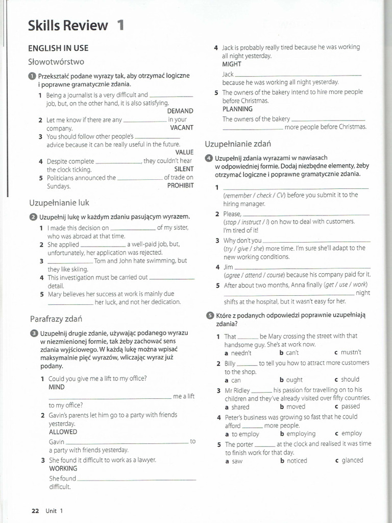 My Perpectives Unit 1 Part 2 | PDF