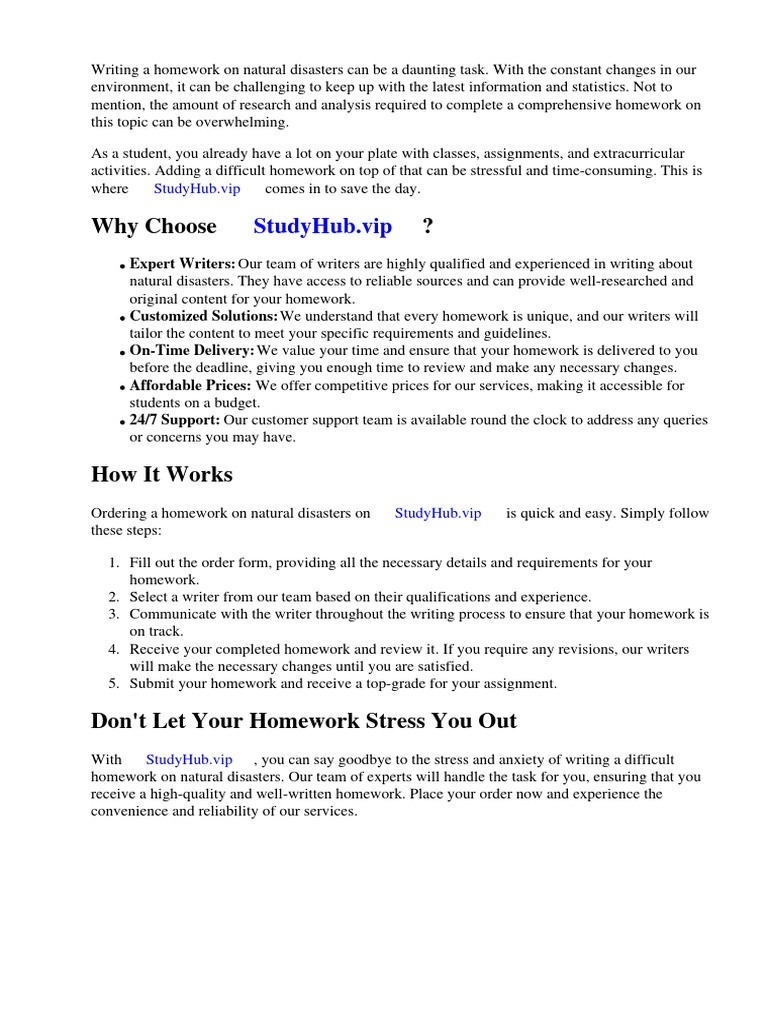 Natural Disasters Homework Help Guide | PDF | Http Cookie | Safari (Web ...
