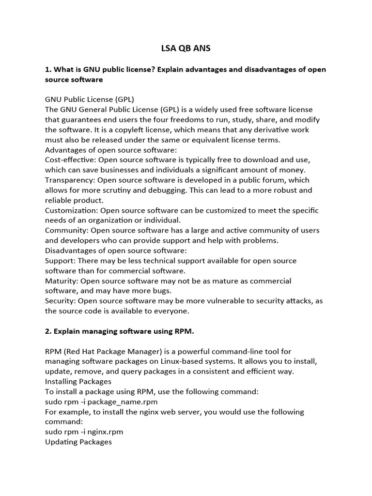 Lsa QB Ans | PDF | Domain Name System | Apache Http Server