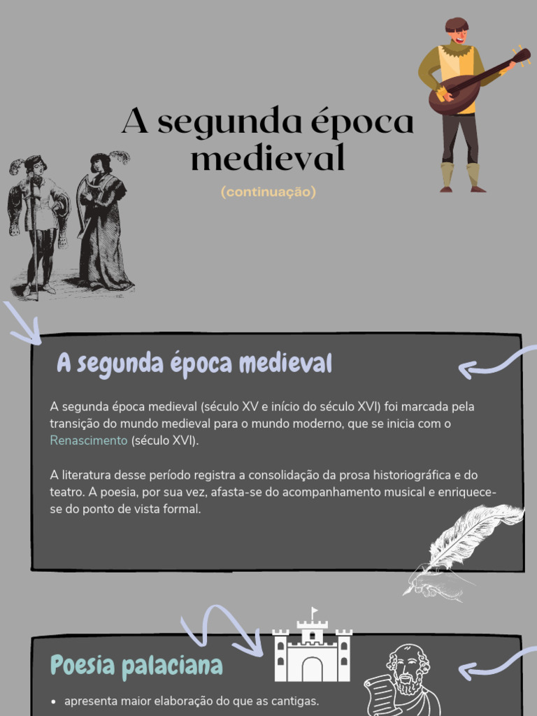 Humanismo e Classicismo (Segunda Era Medieval) | PDF | Poesia ...