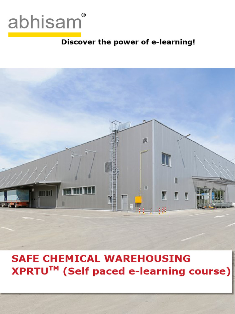Safe Chemical Warehousing | PDF | Warehouse | Educational Technology