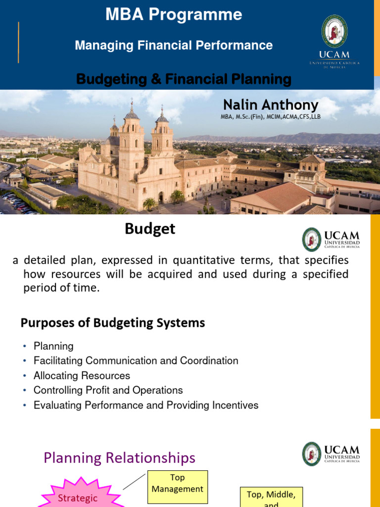 MFP8 - Budgeting Financial Planning | Download Free PDF | Budget ...