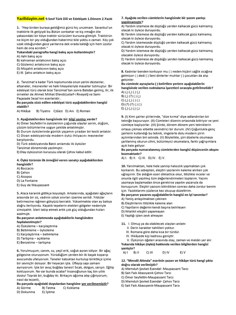 Tde 91 Donemyazil 2 N 10 | PDF