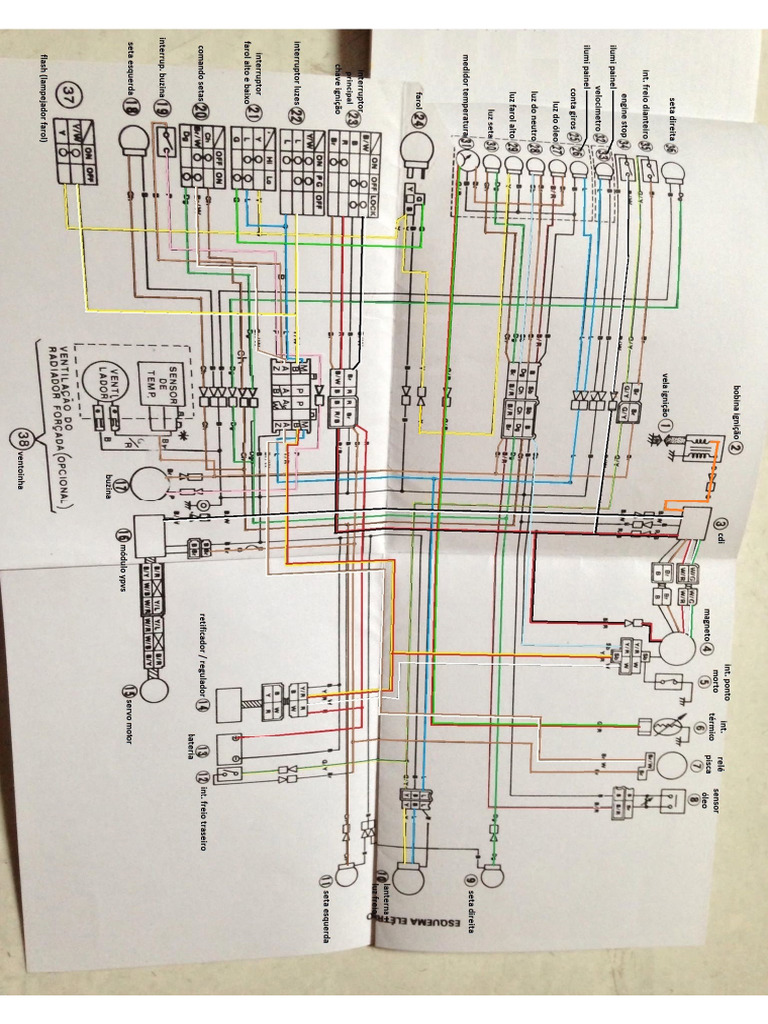 Esquema elétrico Dt 200 | PDF