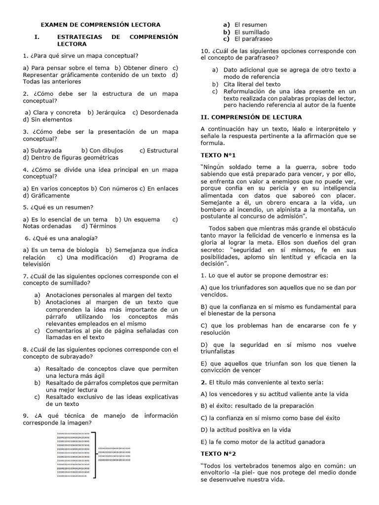Estrategias para Comprensión Lectora | PDF | Moralidad | Comprensión ...