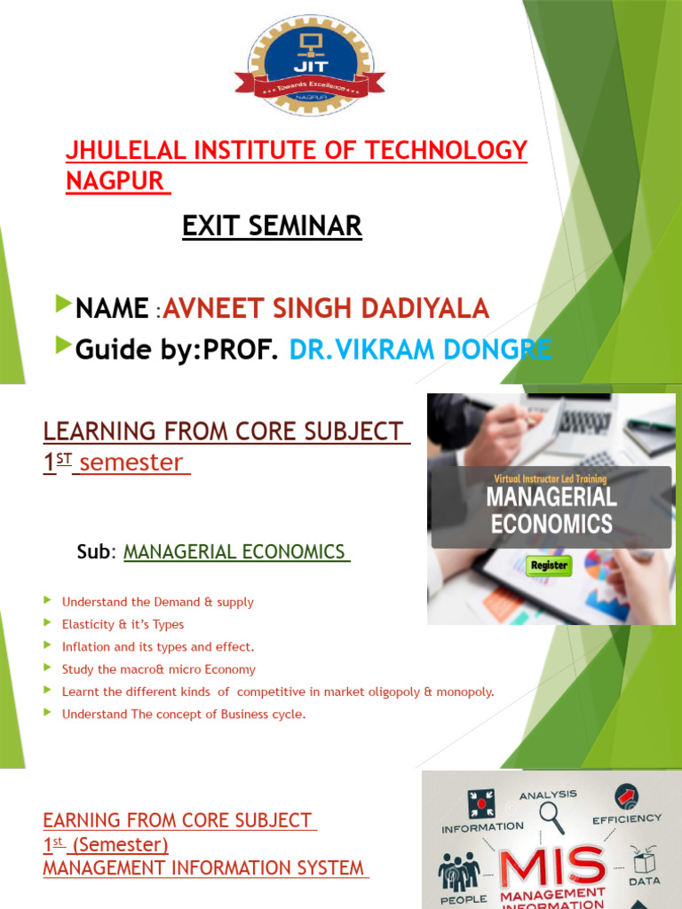 Avneet Exit Seminar | Download Free PDF | Economies | Business