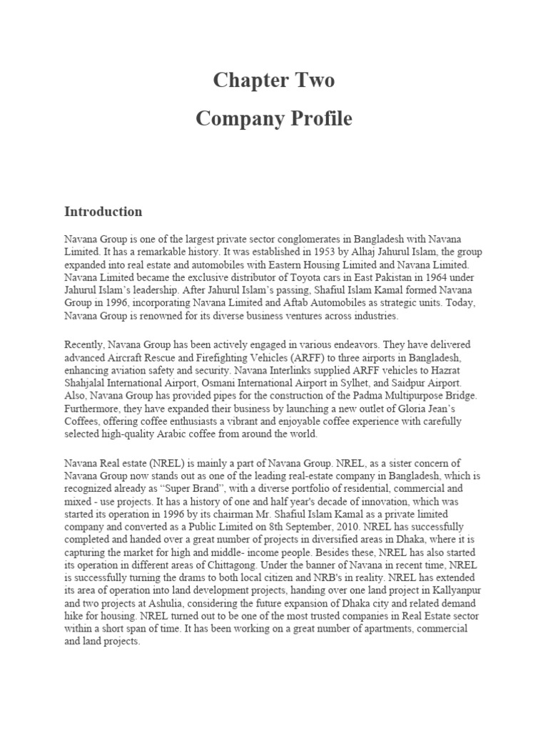 Company Profile docx | PDF | Economies | Business