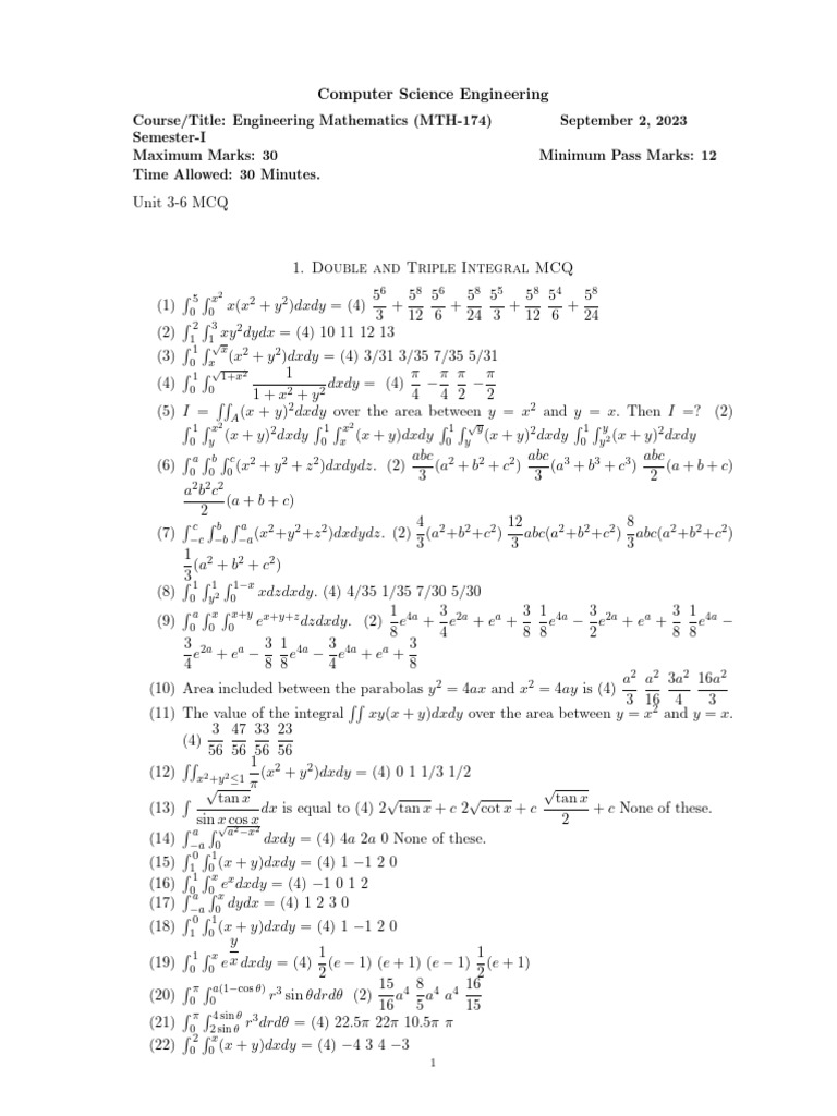 Integral Calculus Pdf Area Cartesian Coordinate System