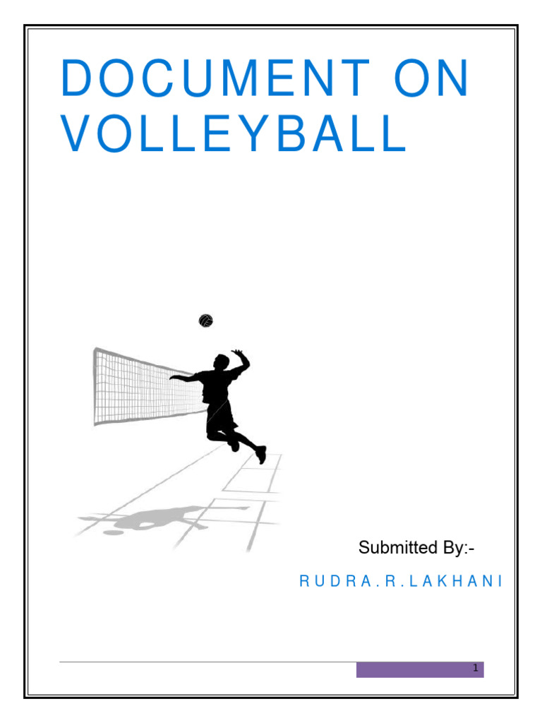 Project File Volleyball | PDF | Volleyball | Indoor Sports