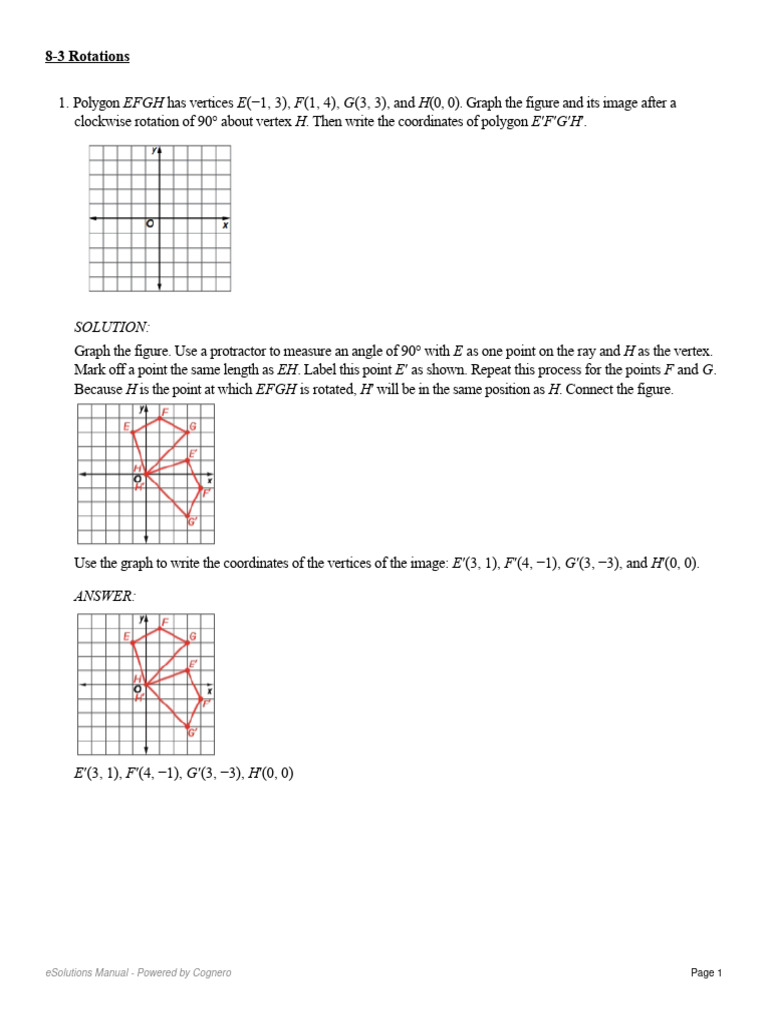 8 3 Rotations | Download Free PDF | Vertex (Geometry) | Cartesian ...