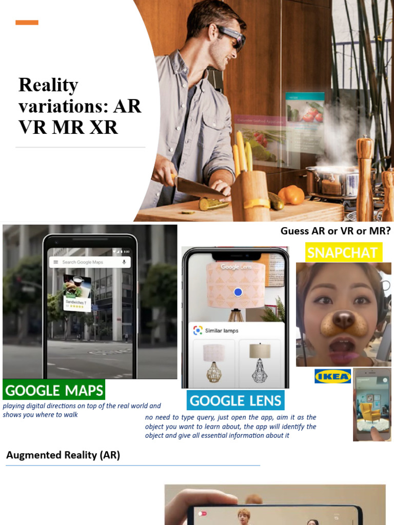 Session16 AR VR MR XR PPT Sharewithstudents | PDF | Virtual Reality ...