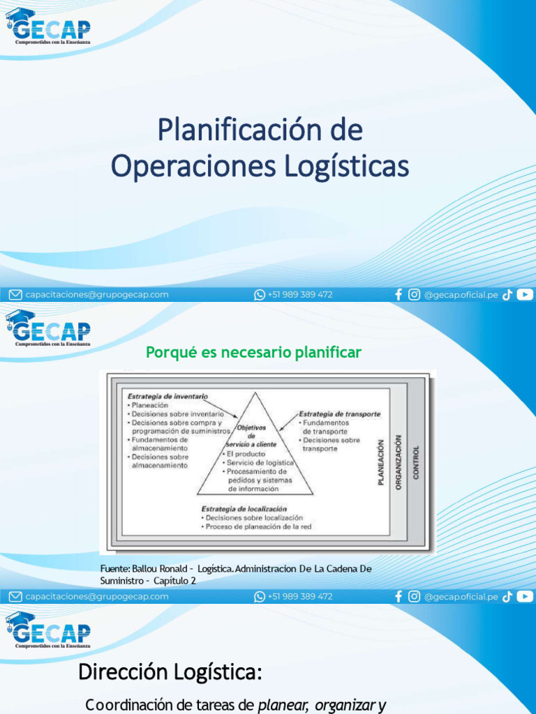 CLASE 2 - ADMINISTRACION DE OPERACIONES LOGISTICAS | PDF | Logística ...