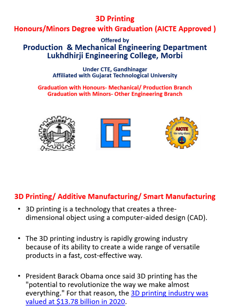 3 DPrinting Prod LECM | Download Free PDF | 3 D Printing | Engineering