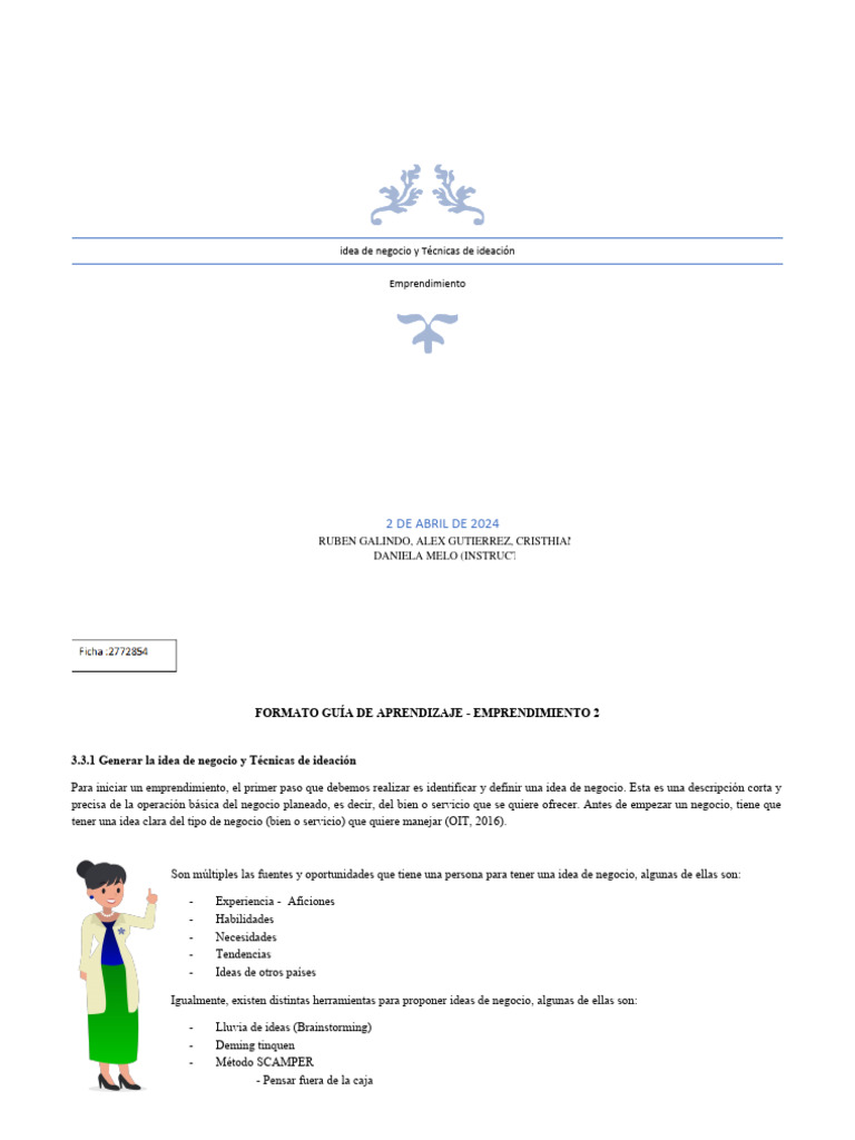 Guia Grupal #2 Emprendimiento | PDF | Marketing | Business