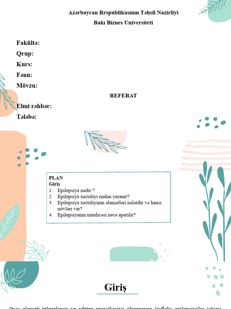 Referat | PDF