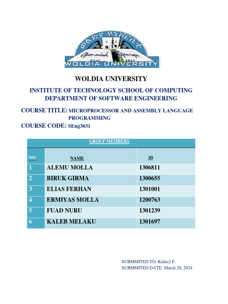 Group 7 Assignment Micro Processor | PDF | Multi Core Processor ...