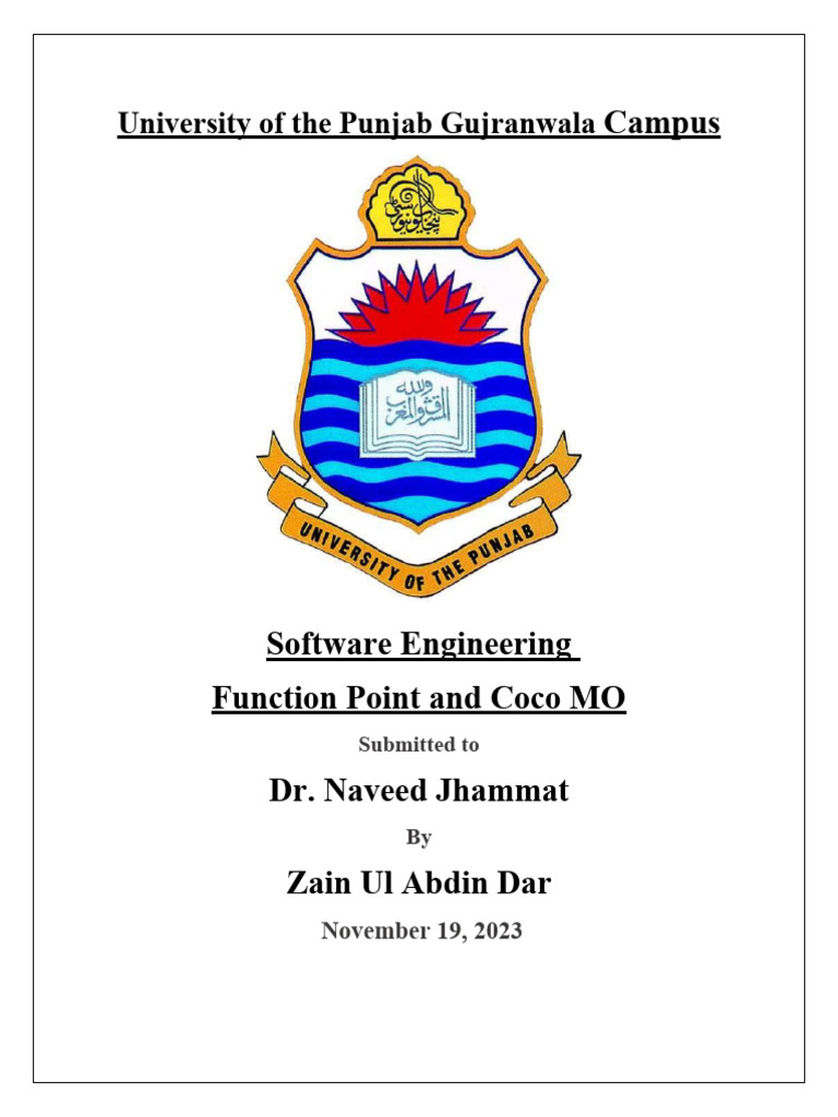 Function Point & COCOMO Analysis Guide | PDF | Computing | Applied Mathematics