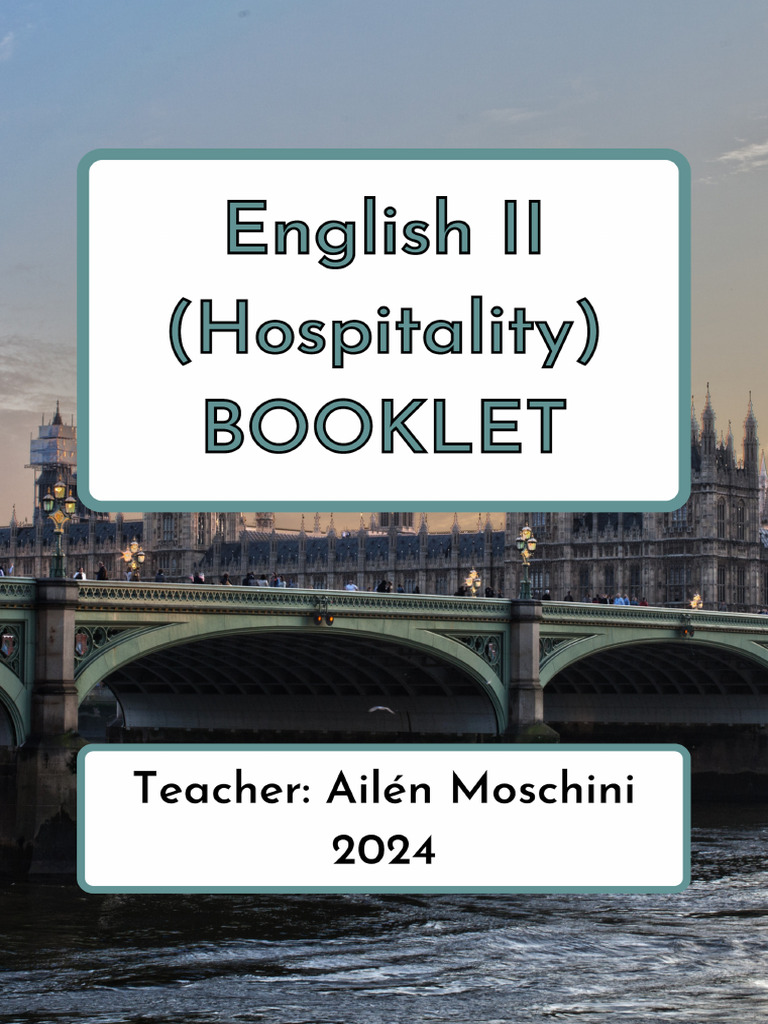 English 2 (Hospitality) | PDF