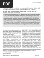 Australia Modified Karnofsky Performance Scale | PDF | Patient ...