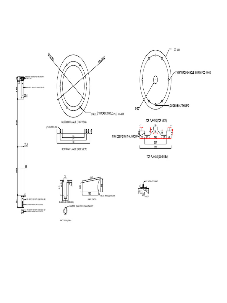 AGITATOR DRAWINGS-Model | PDF | Tools | Mechanical Engineering