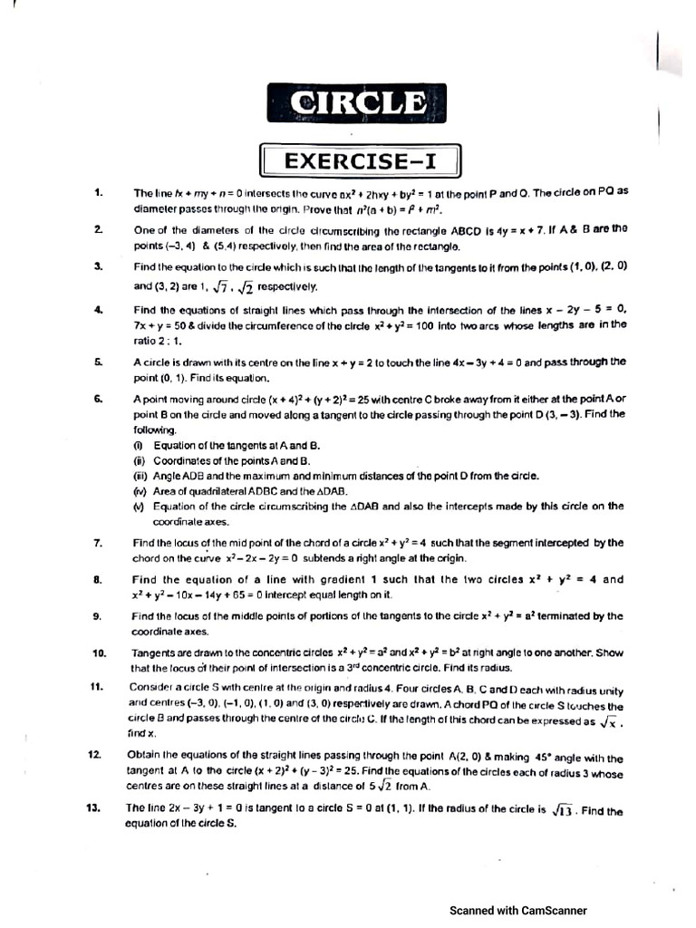 Circle Pdf