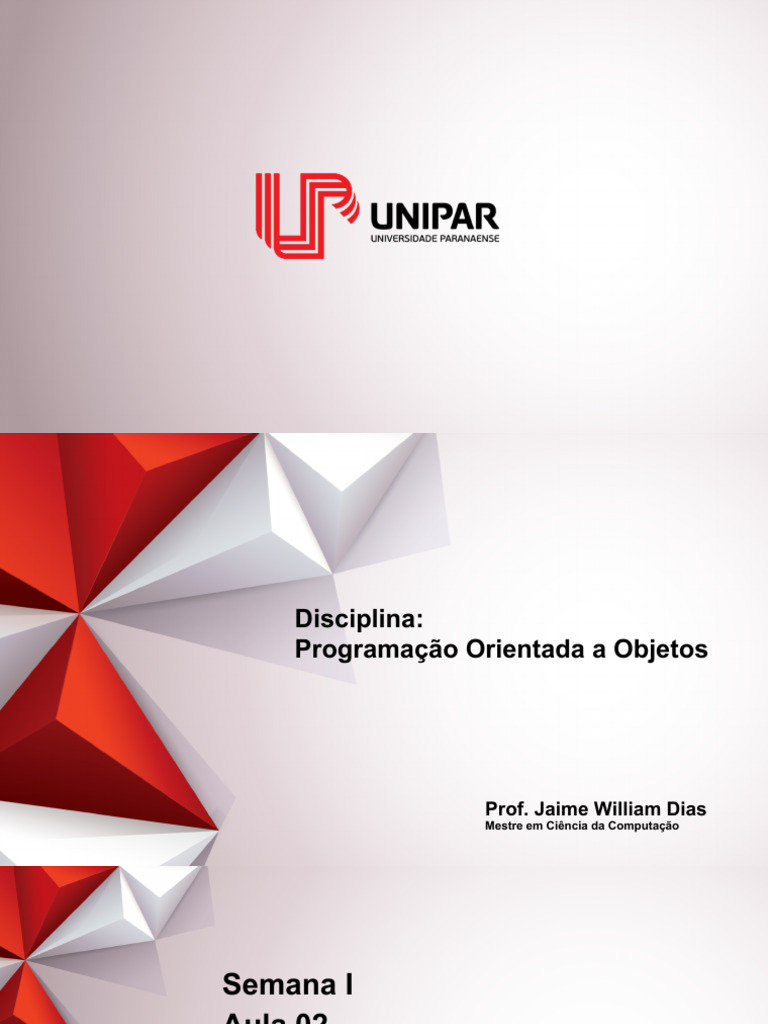 Aula 2 - Conceitos Da POO 2 | PDF | Carreira e Crescimento | Computadores