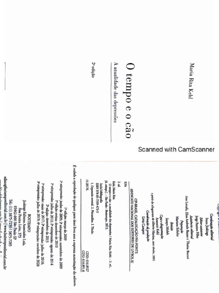 Maria Rita Kehl - O tempo e o cão | PDF