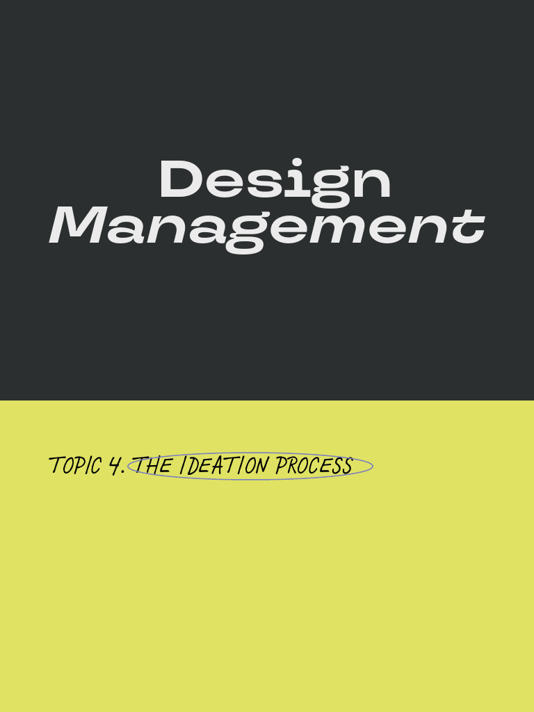 Clase 4 Ideation | PDF | Brainstorming | Cognitive Science