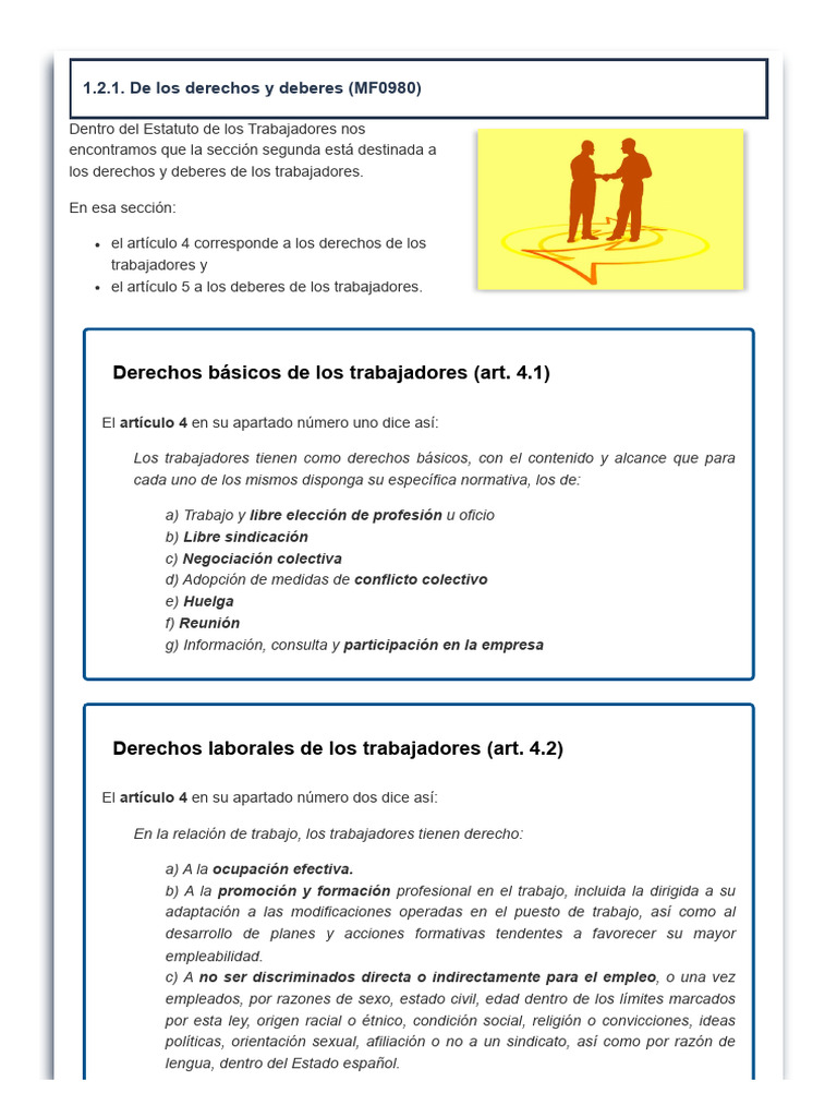 1.2.1. de Los Derechos y Deberes (MF0980) | Descargar gratis PDF ...