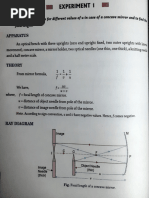 Class 12 Concave Mirror Experiment | PDF | Glass Engineering And ...
