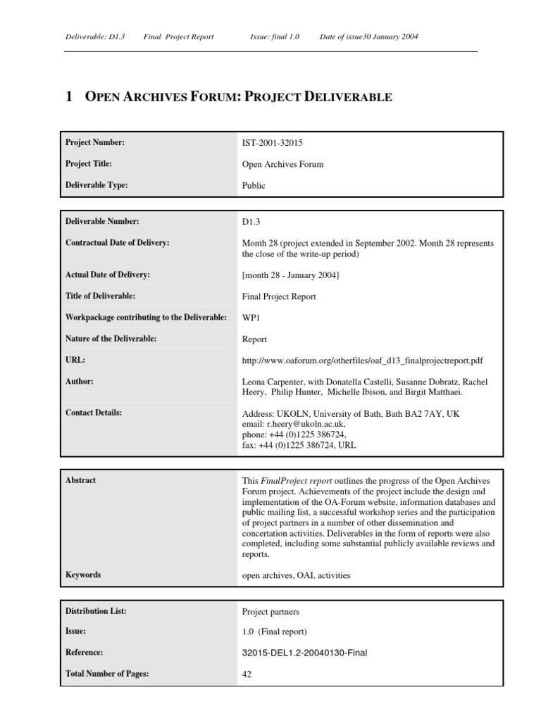 Final Project Report Sample | PDF | Metadata | Databases Final Project Report Sample | PDF | Metadata | Databases