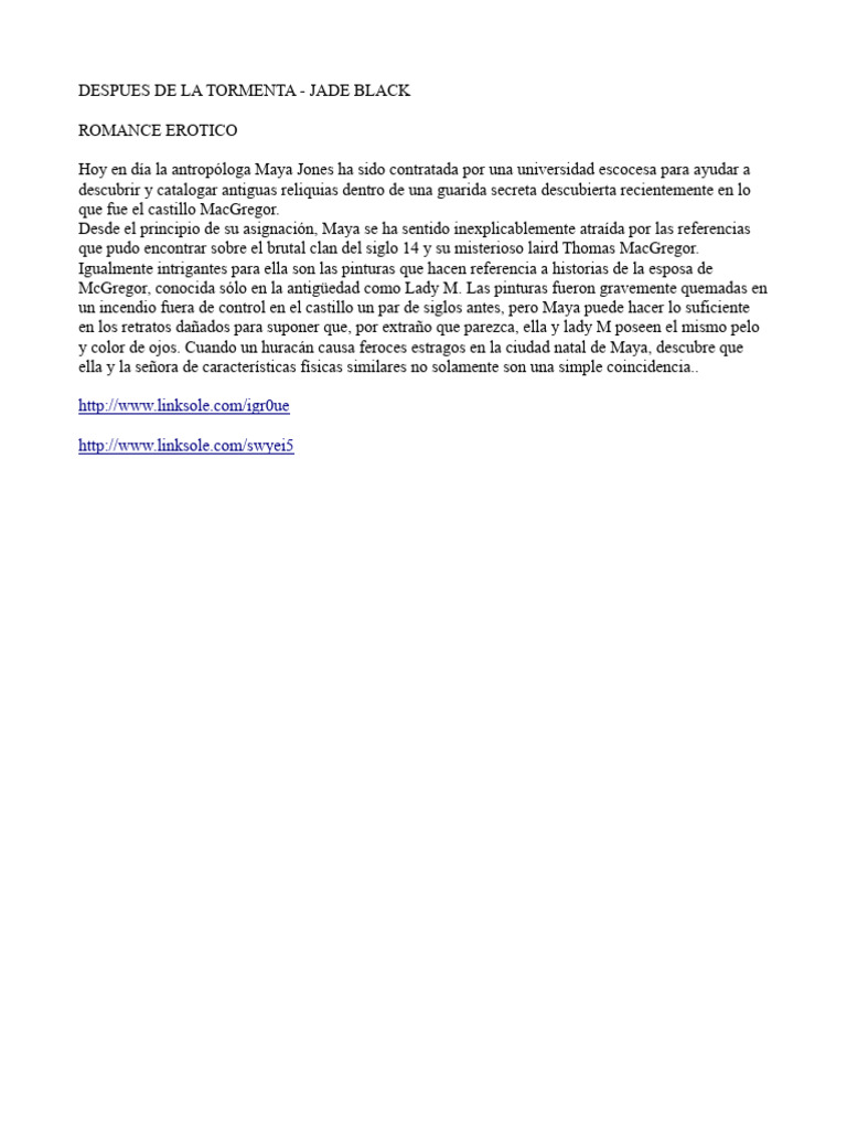 Jaid Black - Despues de La Tormenta | PDF | Novela negra, policíaca y ...