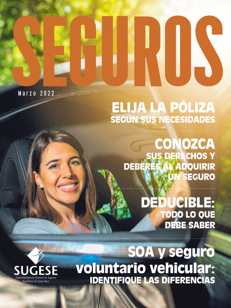 Folleto Sugese | PDF | Póliza de seguros | Seguro