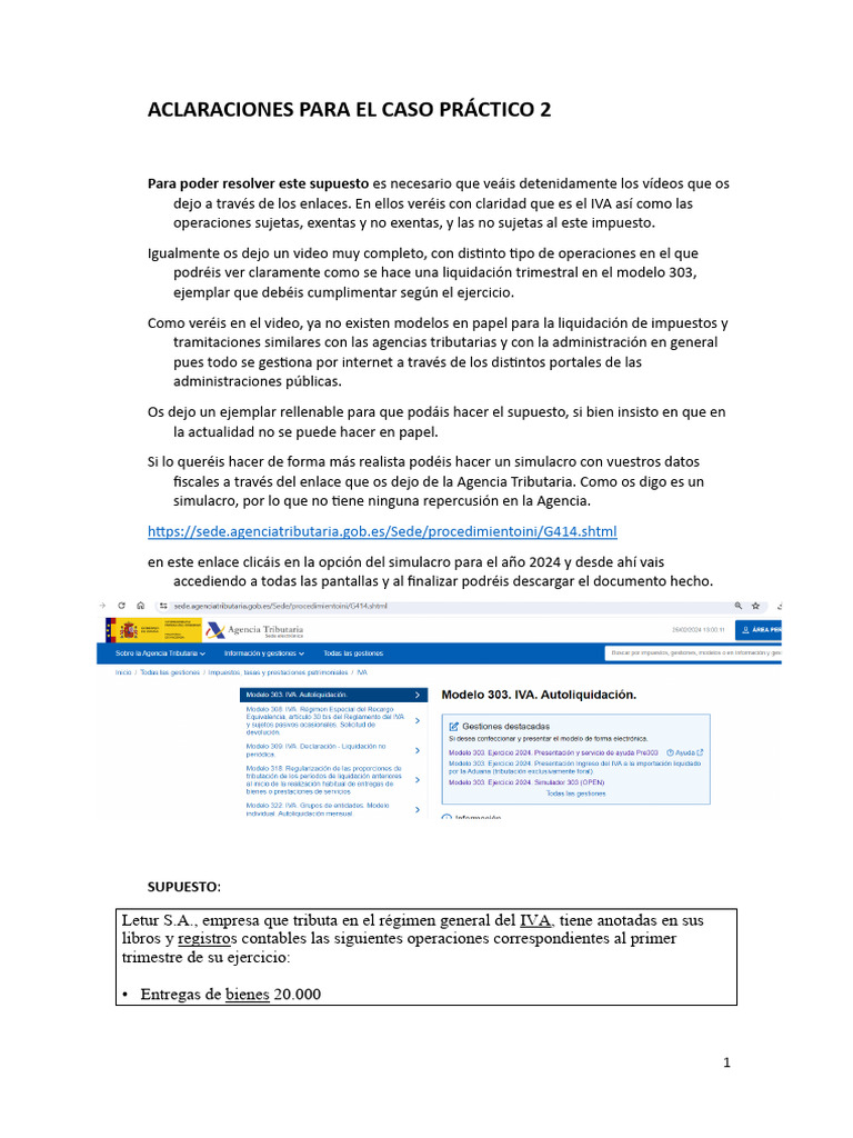 Como Rrellenar El Modelo 303 | PDF | Economias