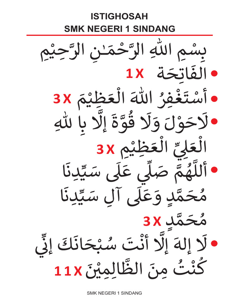 ISTIGOSAH | PDF