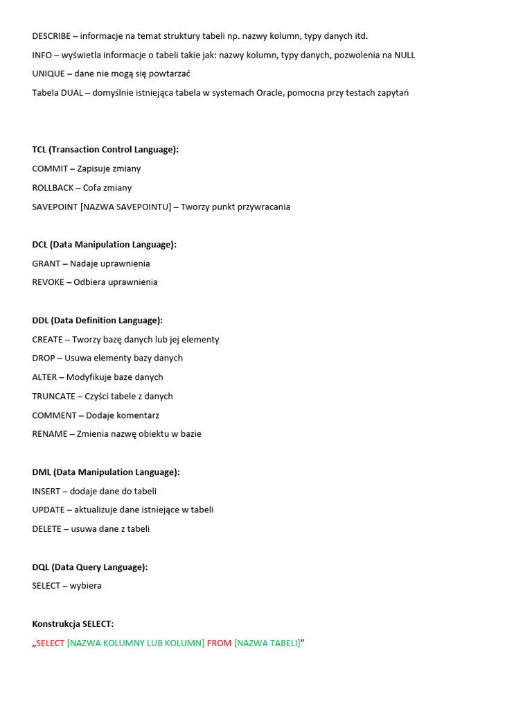 Wejściówka Bazy - Kopia | PDF