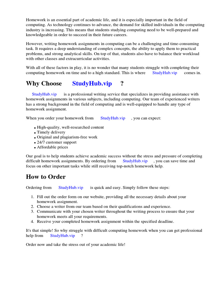 Takeaway Homework Computing | PDF | Homework | Http Cookie