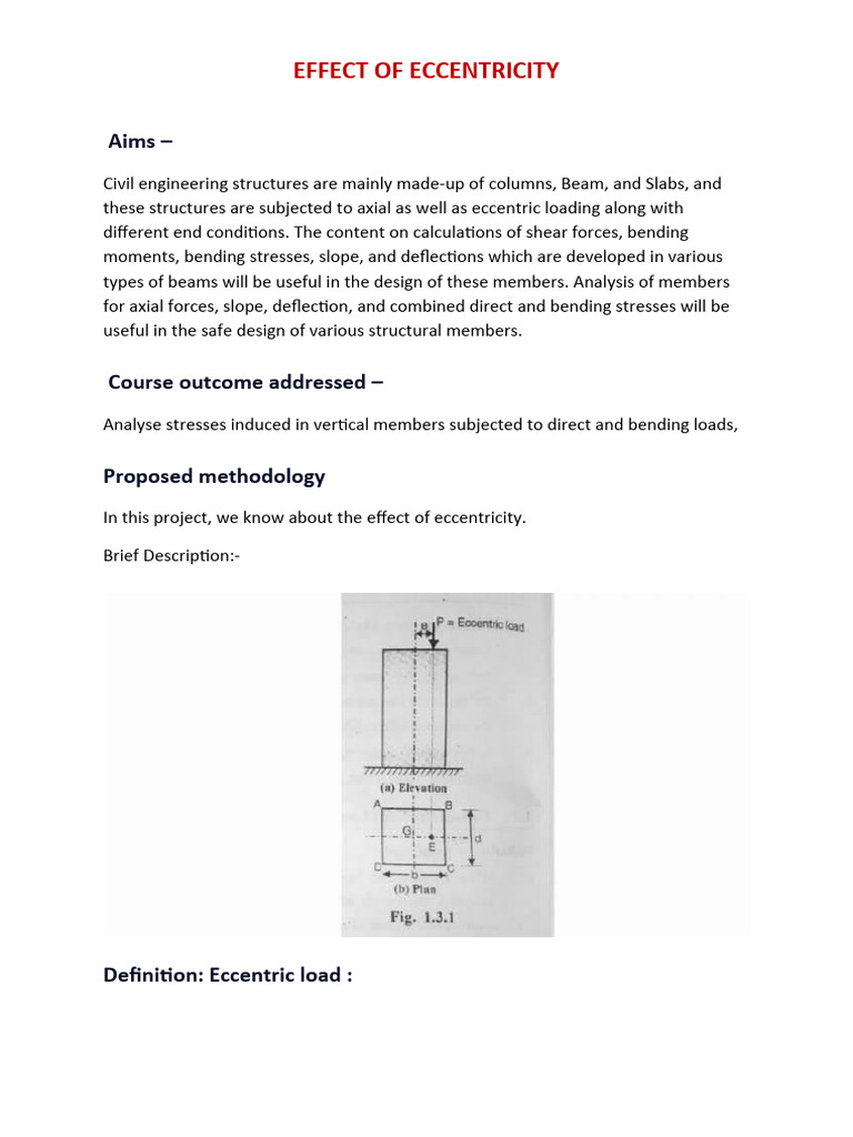 Theory of Structure Microproject | PDF | Bending | Beam (Structure)