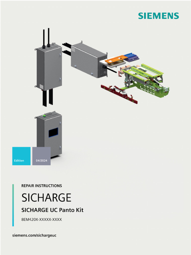 Sicharge Uc Panto Kit Repair Instructions en-US en-US | PDF | Printed Circuit Board | Switch