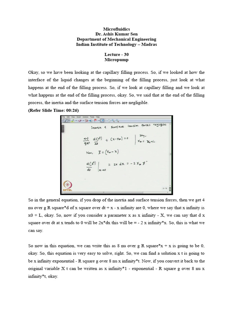 Lec 30 | PDF | Valve | Wetting