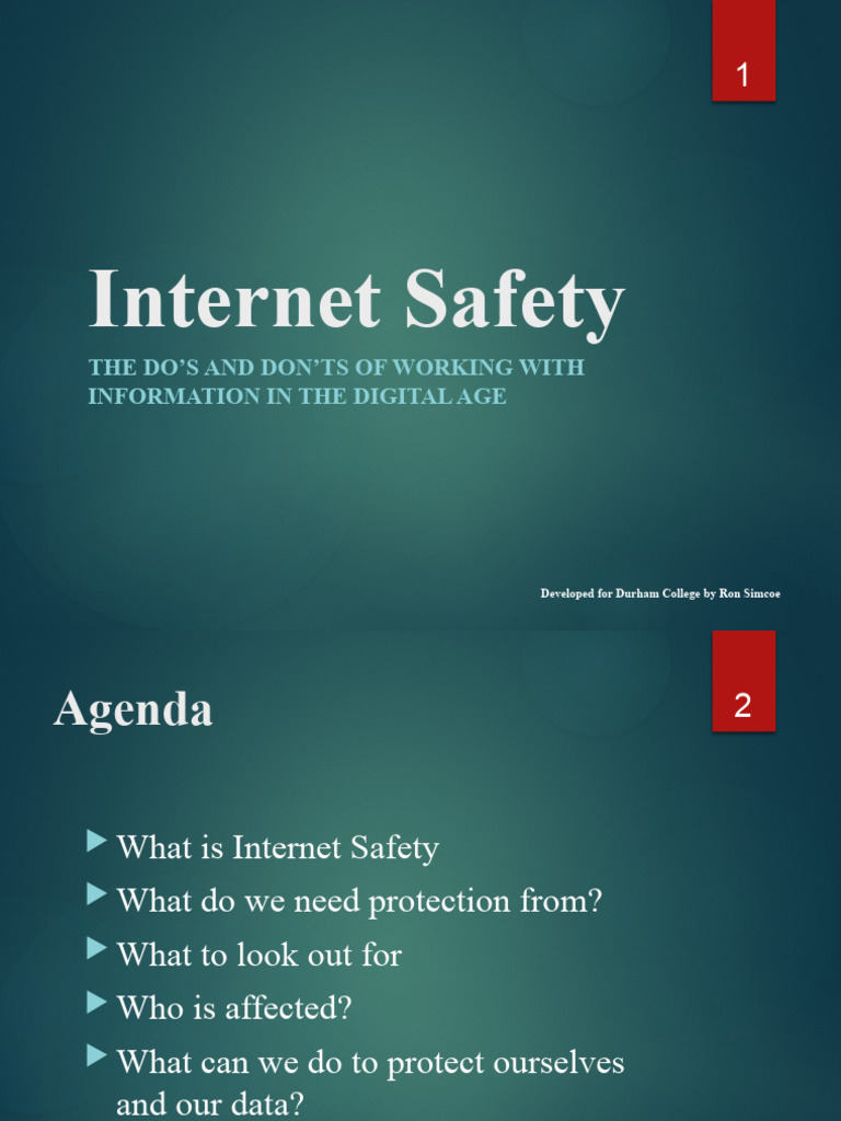 Week 1 Internet Safety 1 | PDF | Antivirus Software | Computer Virus