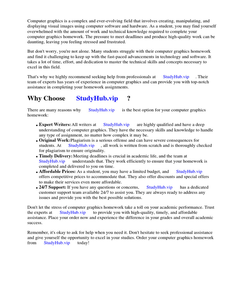Computer Graphics Homework | Download Free PDF | Graphics | Laptop