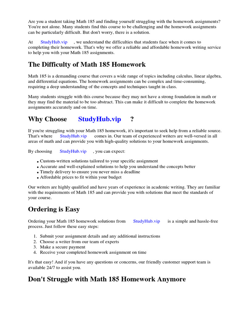 Math 185 Homework 3 Solutions | PDF | Mathematics | Worksheet