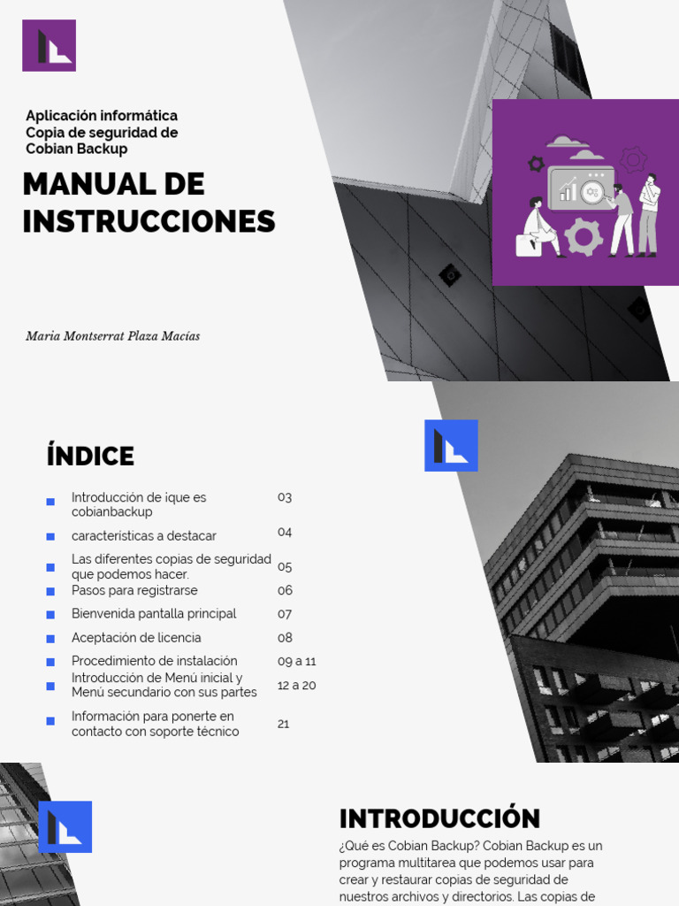 Presentación de Manual de Instrucciones de Software o Aplicación ... Presentación de Manual de Instrucciones de Software o Aplicación ...