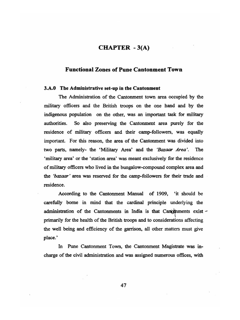 Pune Cantonment: Colonial Layout | PDF | Barracks | Landscape