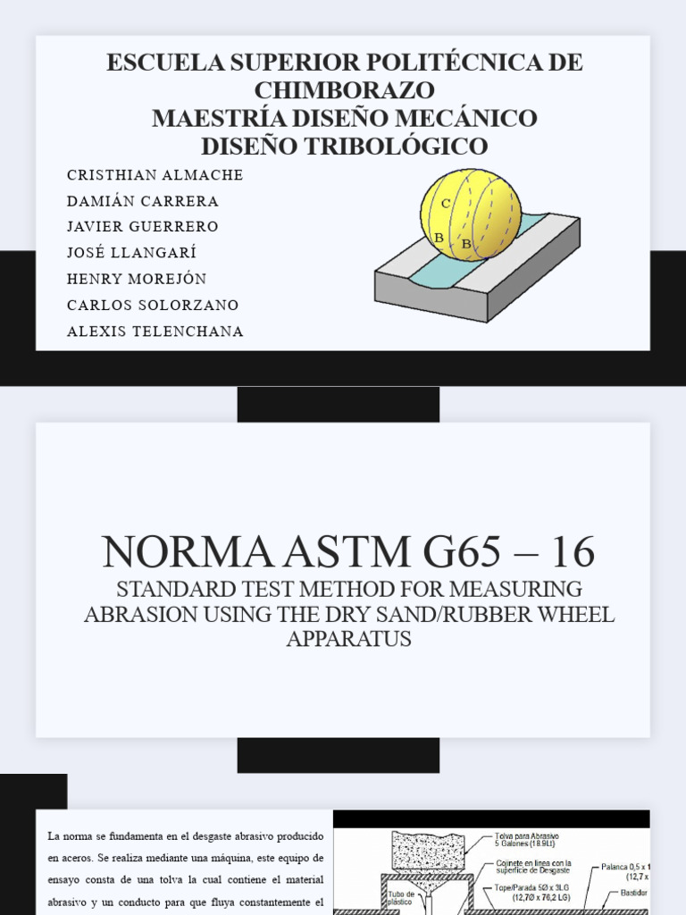 Norma Astm g65 - 16 | PDF | Abrasivo | Gases