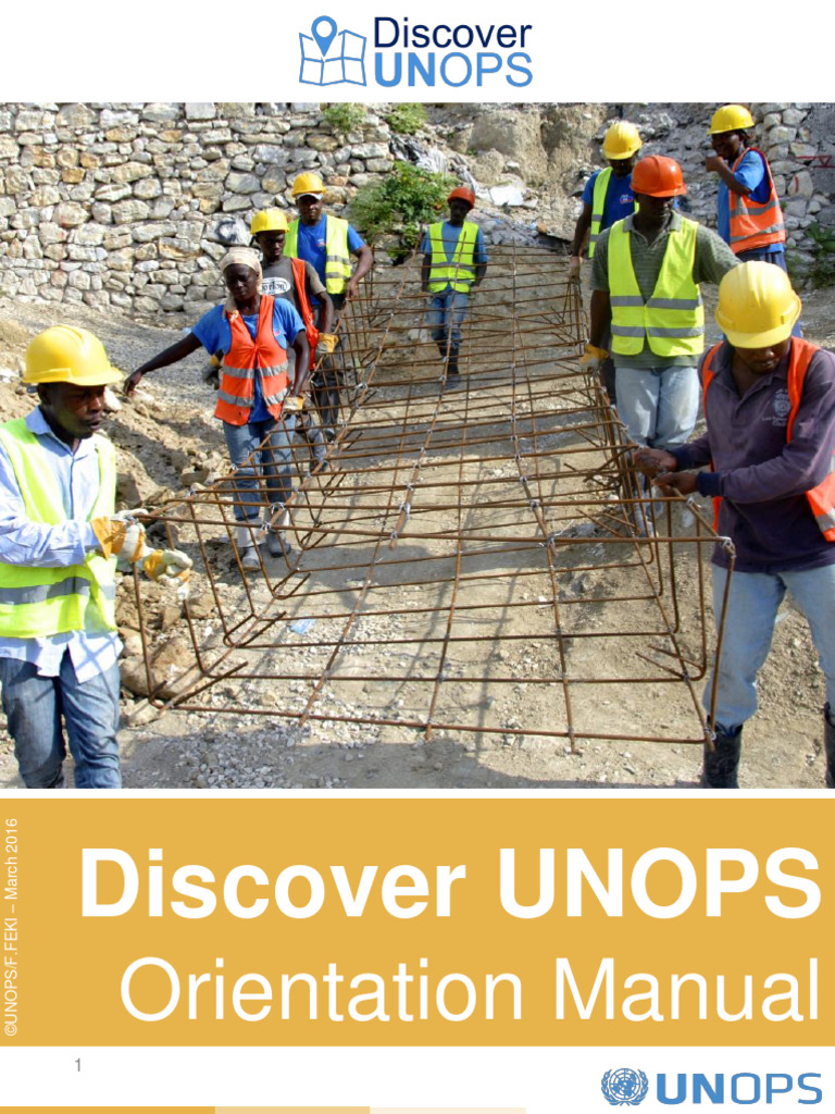 UNOPS Orientation Manual EN | PDF | Sustainability | United Nations