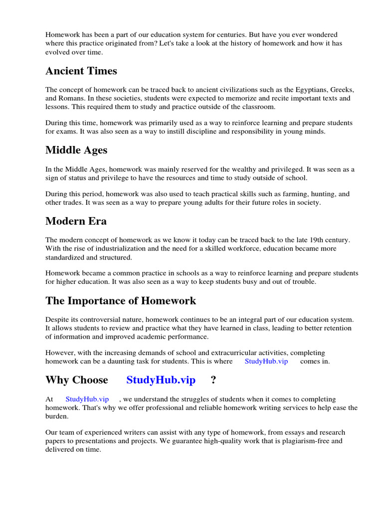 Homework Origin | PDF | Homework | Learning