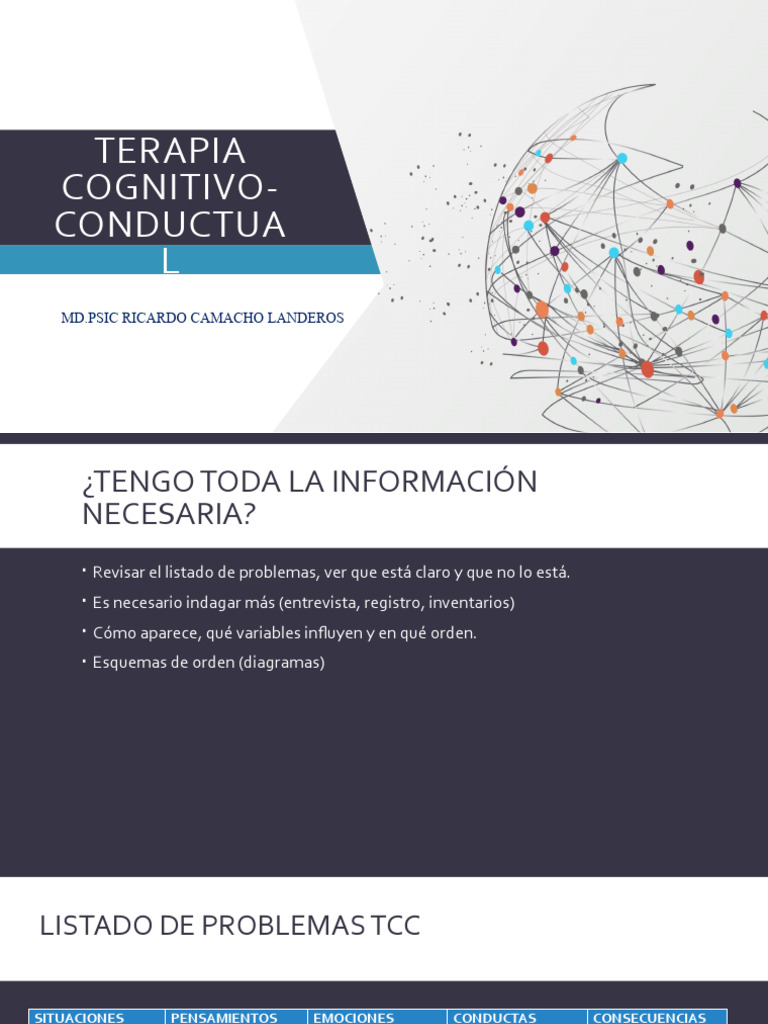 4 Conceptualización Clínica EORC | PDF | Comportamiento | Terapia cognitiva